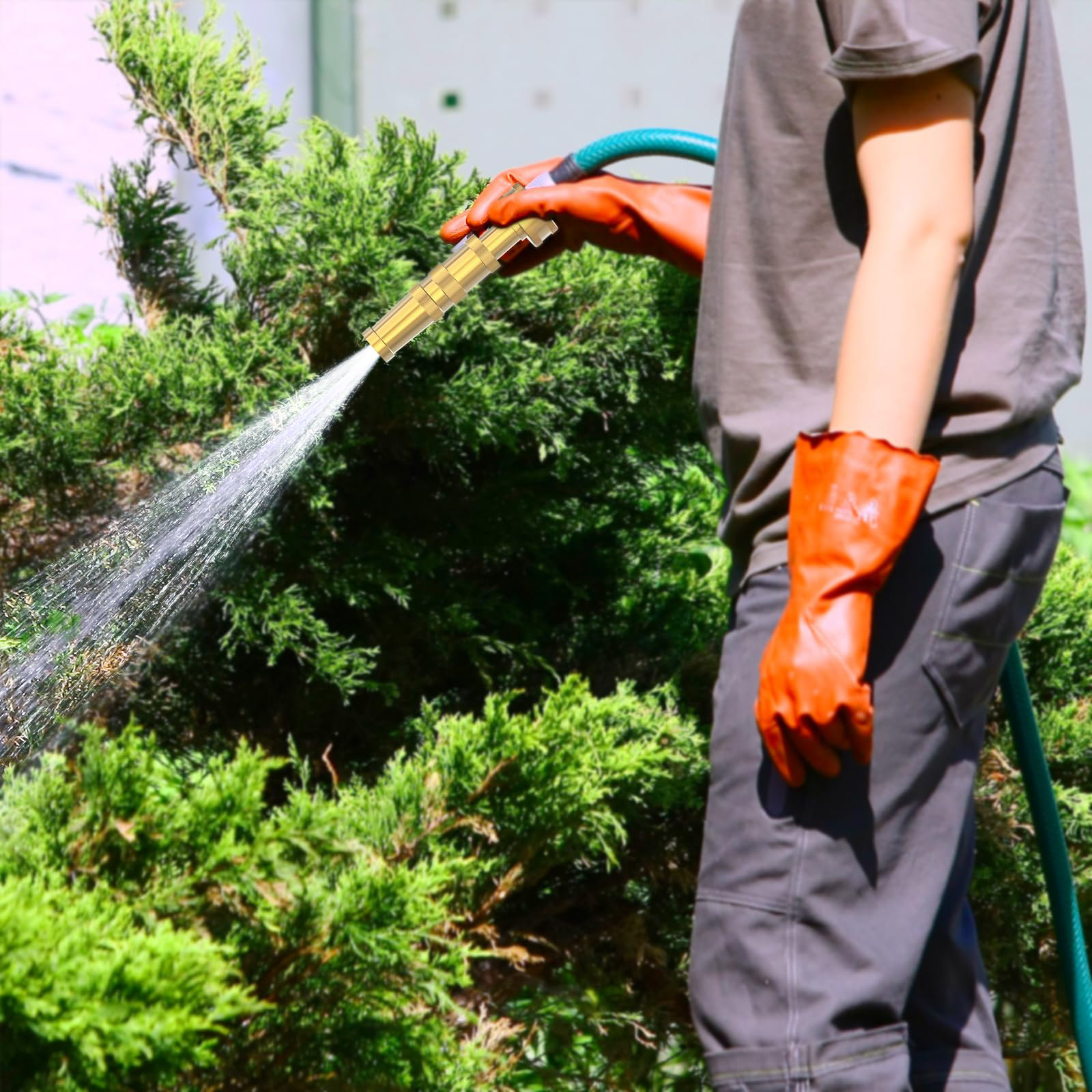 APPENIN WINTER PARK CORP Buse à tuyau torsadé réglable en laiton robuste, buse à haute pression ...